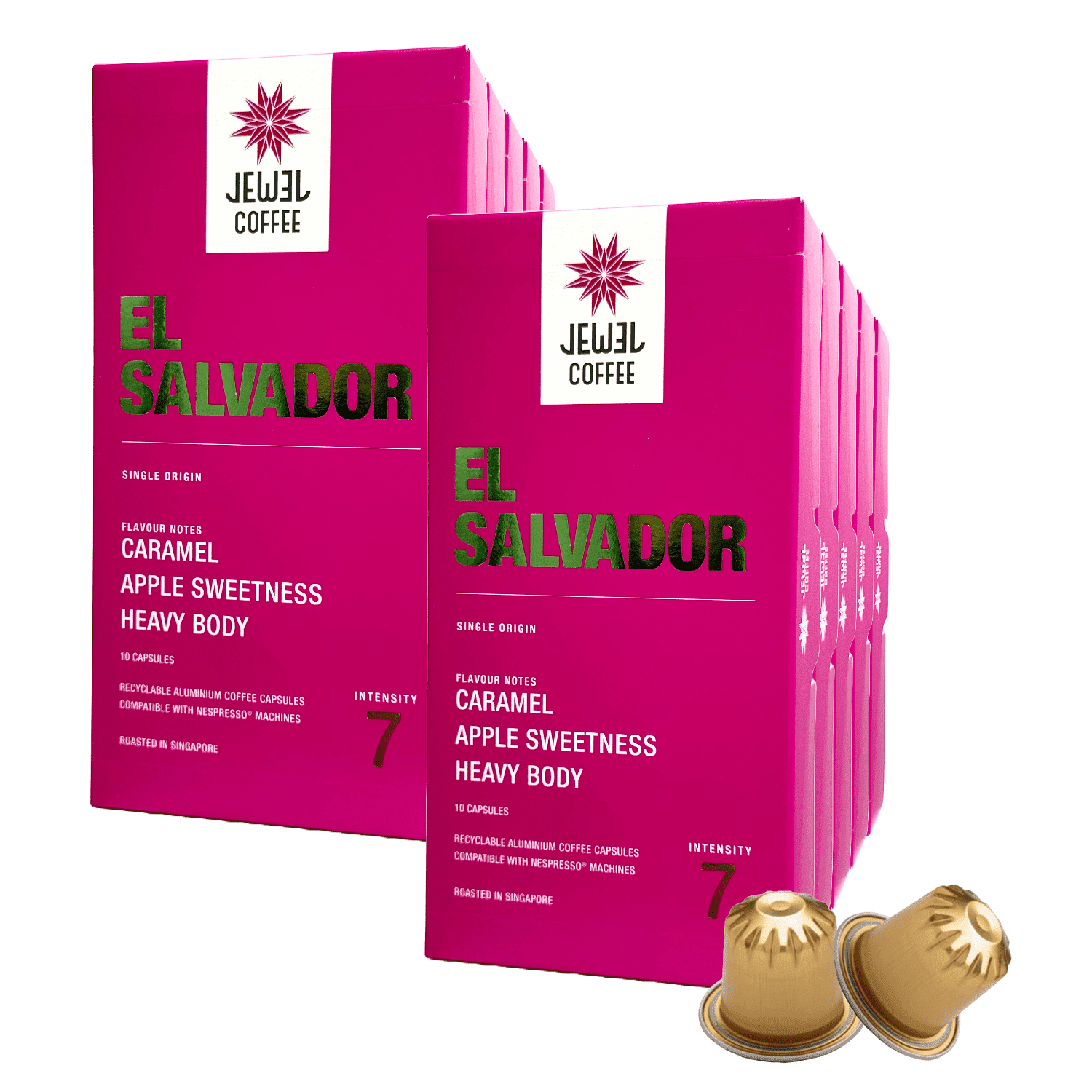 Jewel Coffee Specialty Coffee Pods, El Salvador, Medium Roast, 100 ...