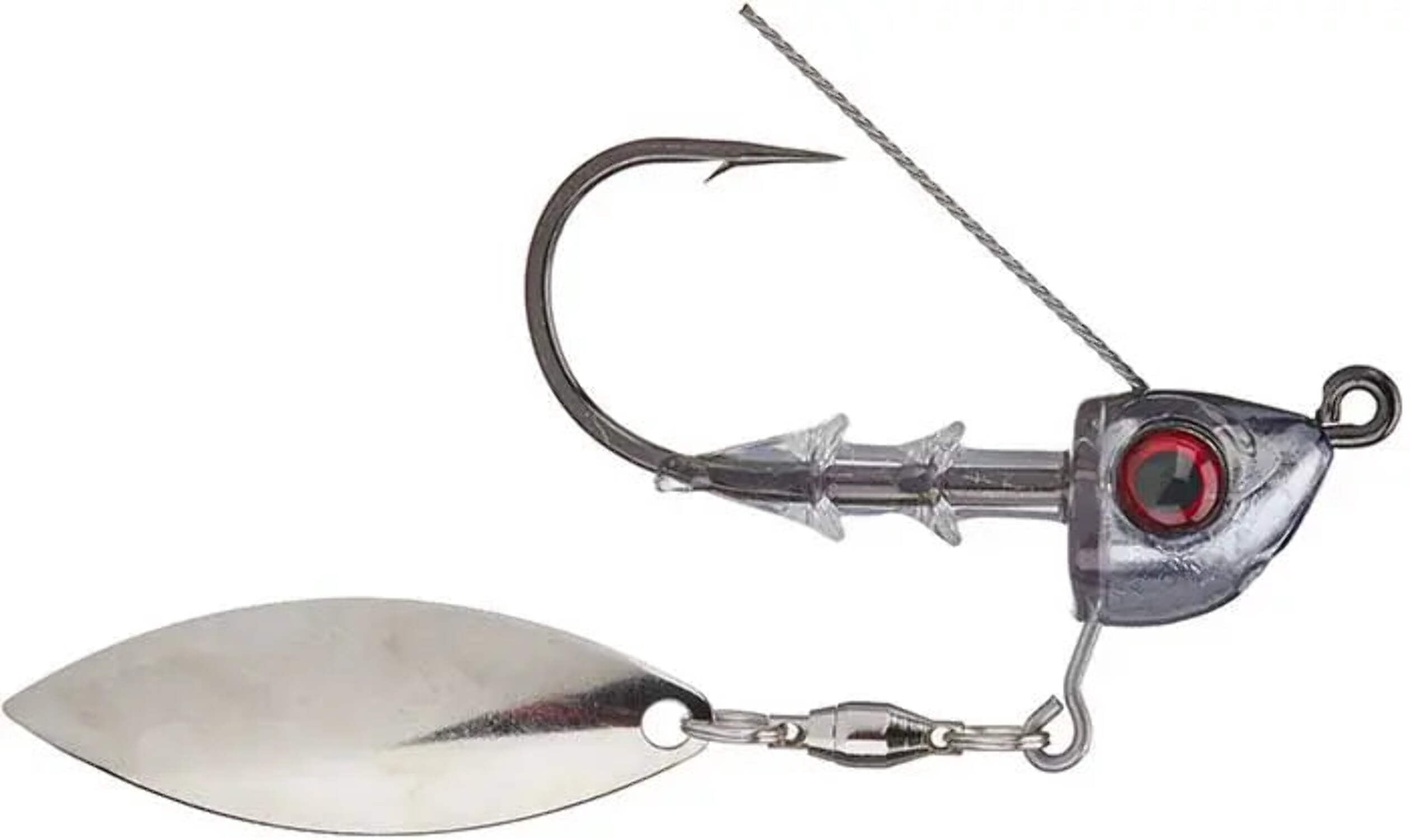 Jewel Gem Spin 1/4 Oz Silver Flash Minnow - Walmart.com