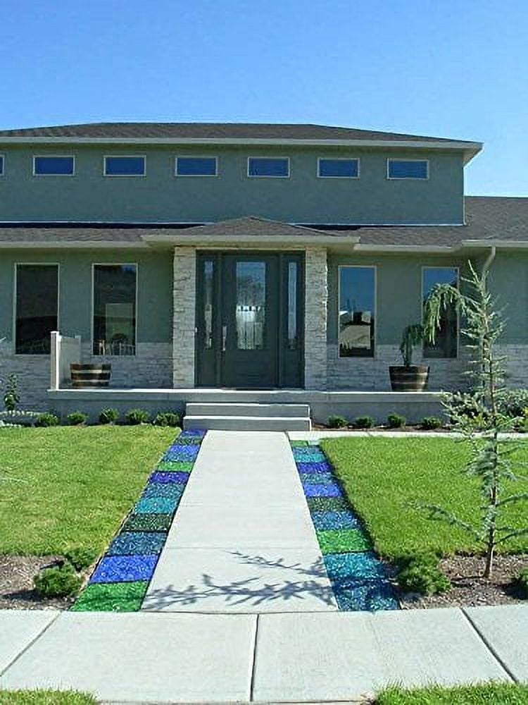 (Jewel Mix) Mixed Landscape Glass Glass – Landscaping Glass - 10 lbs ...