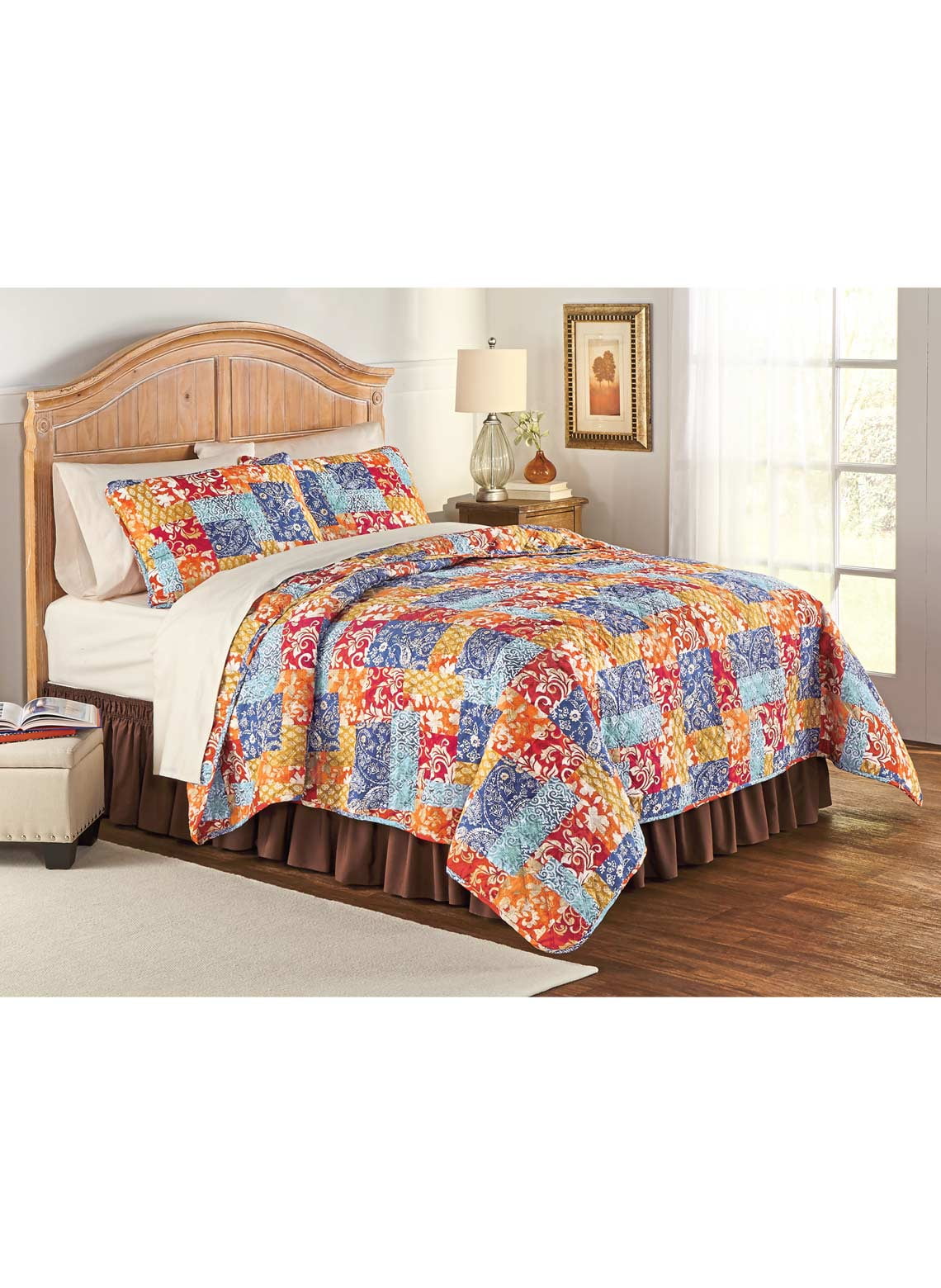 Jewel Patch Quilt Set - Walmart.com