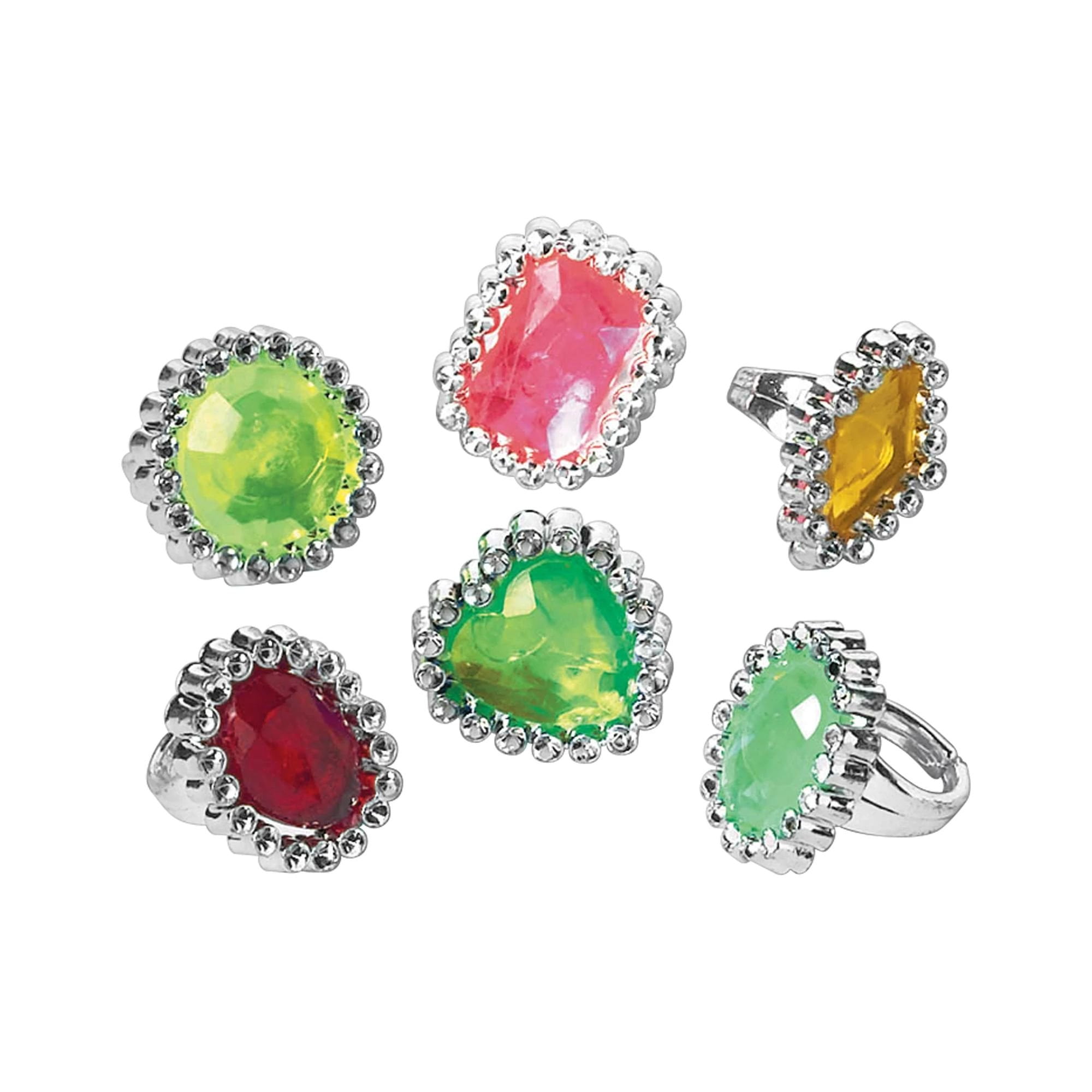 Jewel Rings Mega Value Pack Party Favors - 84pcs - Walmart.com