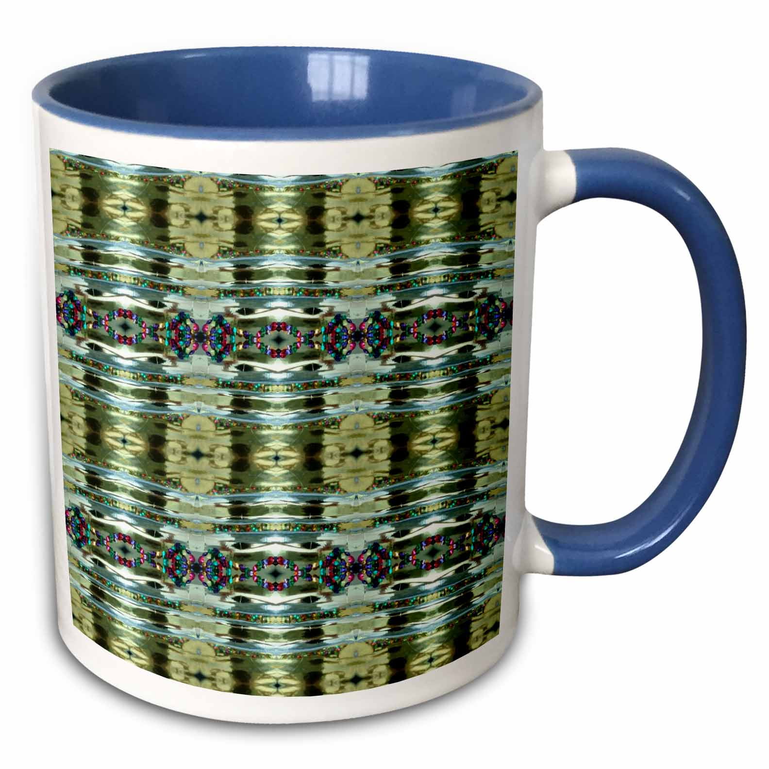 3drose, Jewel Tones, 15oz Two-tone Blue Mug - Walmart.com