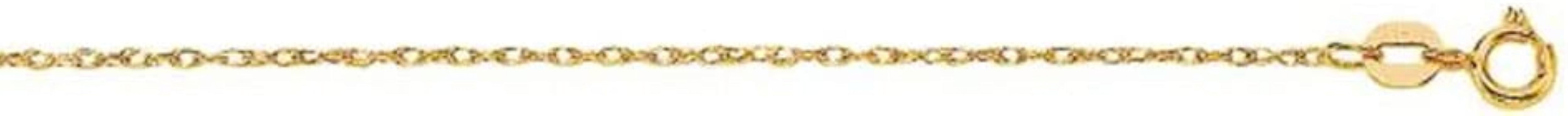 JewelStop 14k Solid Gold Diamond-Cut Milano Rope Chain Necklace 16" 18 ...