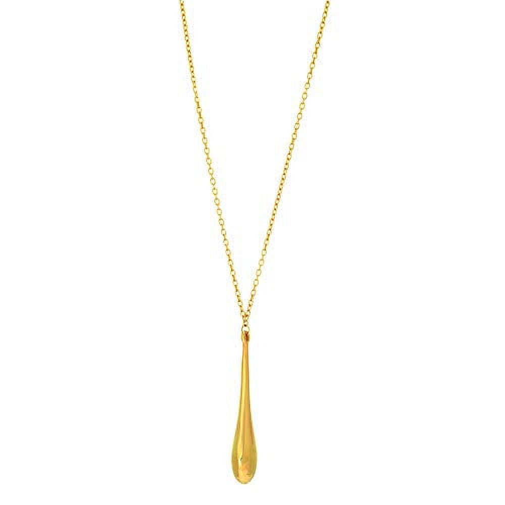 JewelStop 14k Yellow Gold 1.1mm Shiny Oval Cable Chain Necklace Long ...