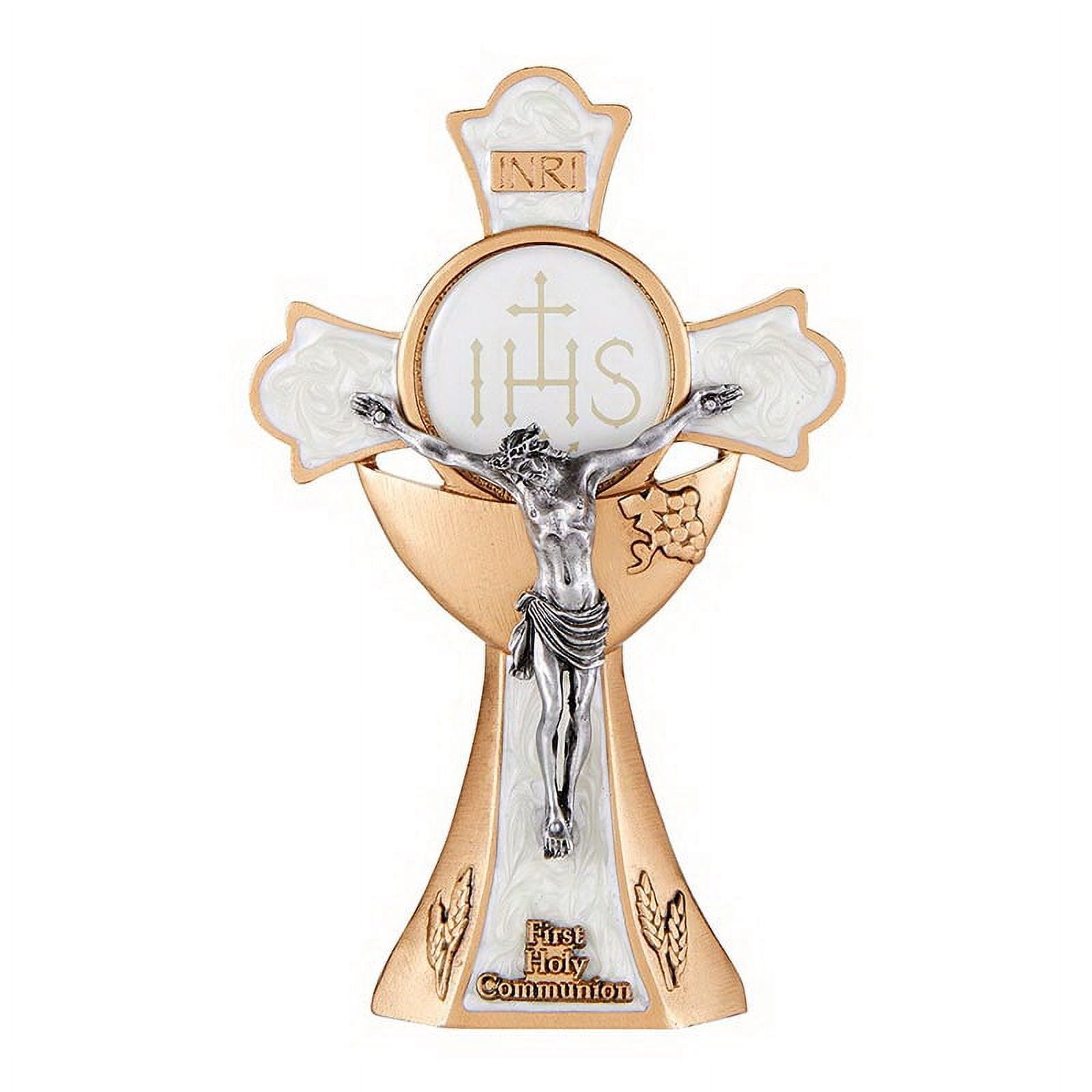 Jeweled Cross JC-4242-L First Holy Communion Holy Mass Standing ...