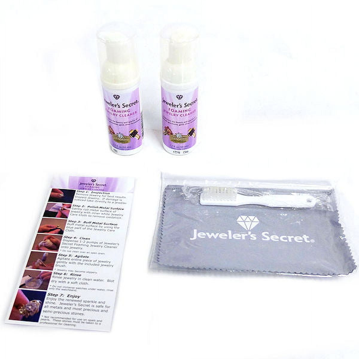 Jeweler's Secret Foaming Jewelry Cleaner Kit - Walmart.com