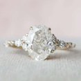 Jewelerix Gorgeous Moissanite Diamond Wedding Ring Delicate Yellow Gold ...