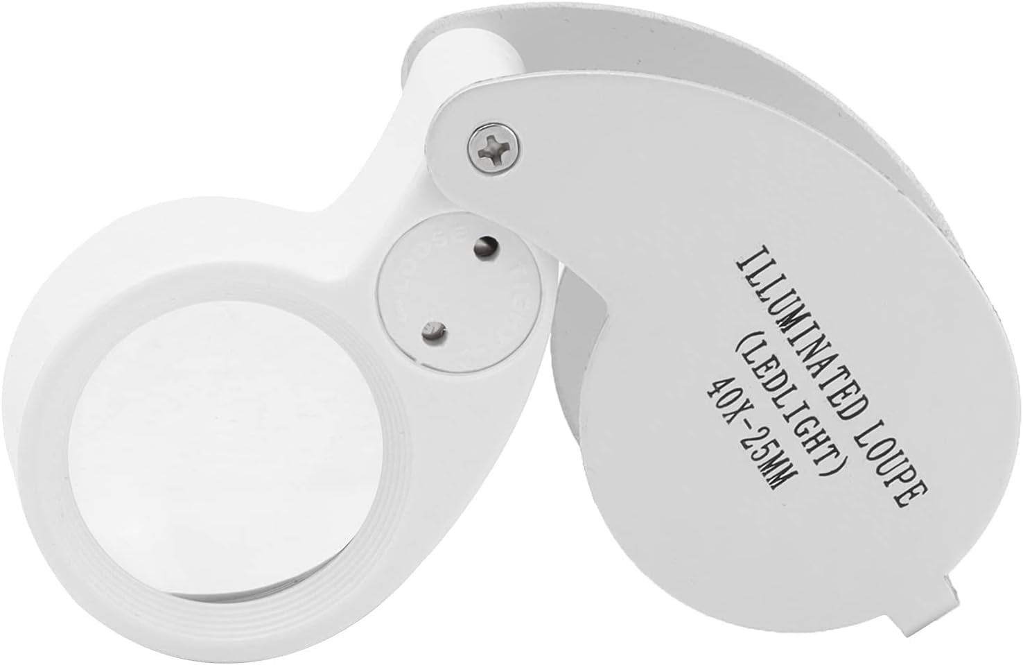 Jewelers Loupe Magnifier, 40X Portable Jewellery Loupe, Illuminated ...