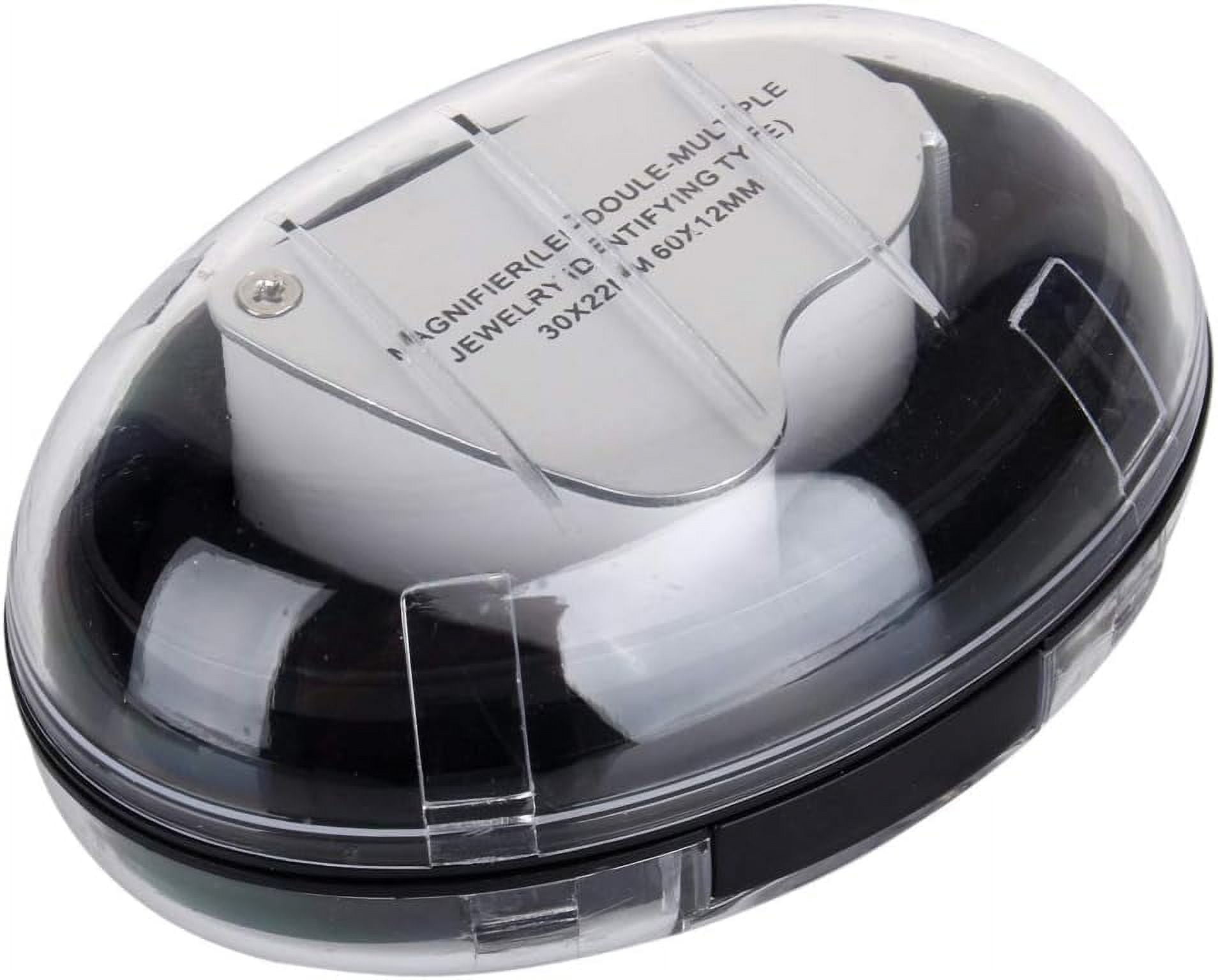 Jewelers Loupe, Optical Glass Triplet 30X60X Magnifier for Jewelry for ...
