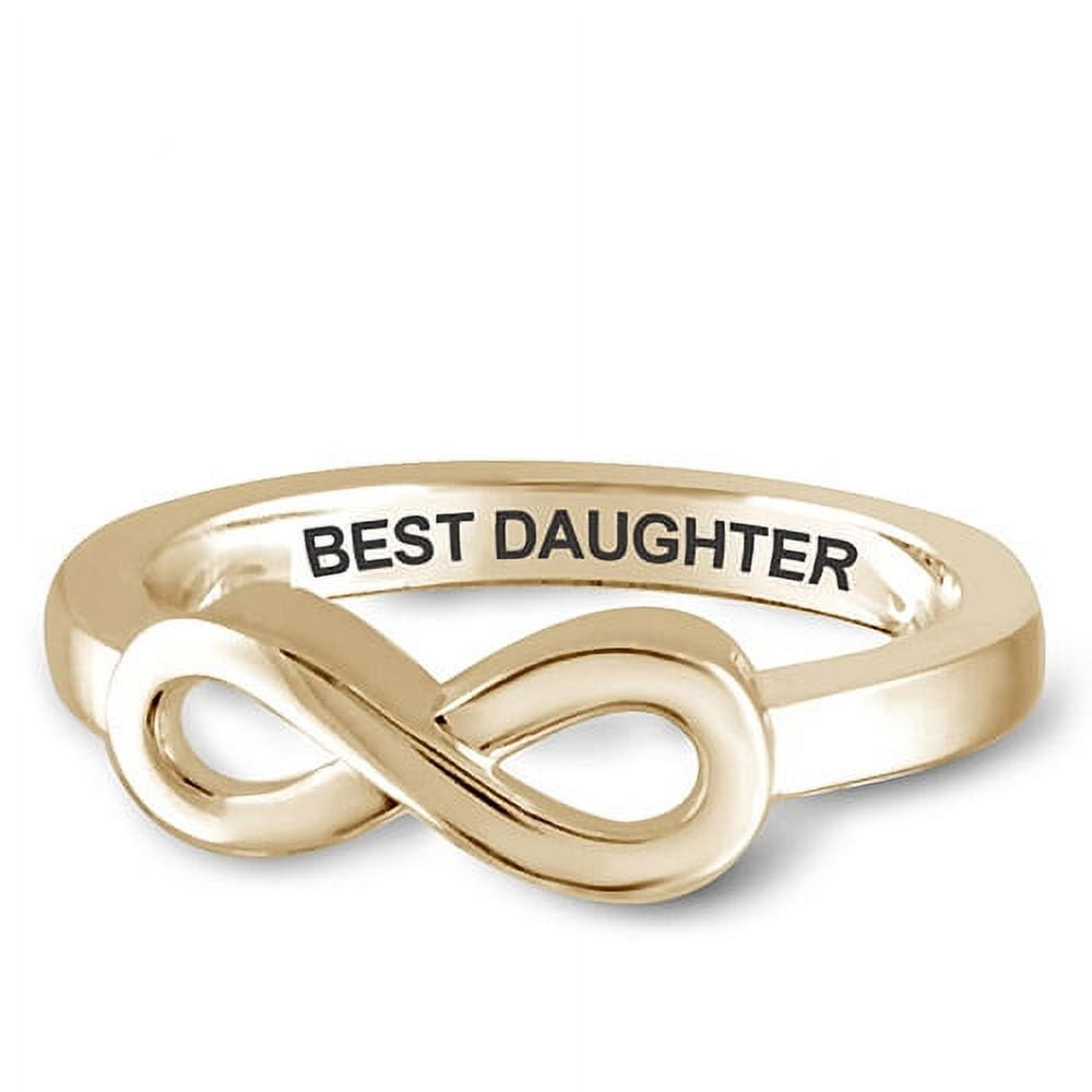 JewelersClub 0.925 Sterling Silver Infinity Friendship Ring for Women ...