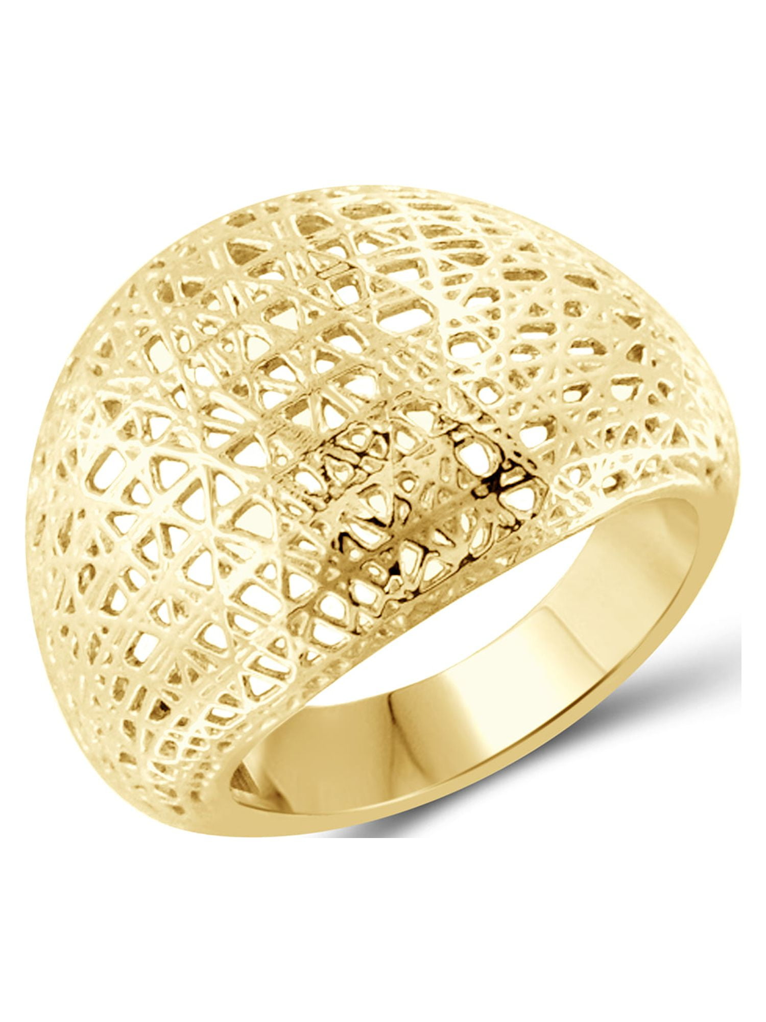 JewelersClub 14K Gold Plated Silver Xena Cocktail Ring for Women ...