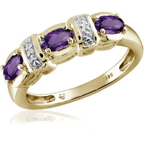 JewelersClub Citrine Ring Birthstone Jewelry – 0.45 Carat Citrine 14K ...