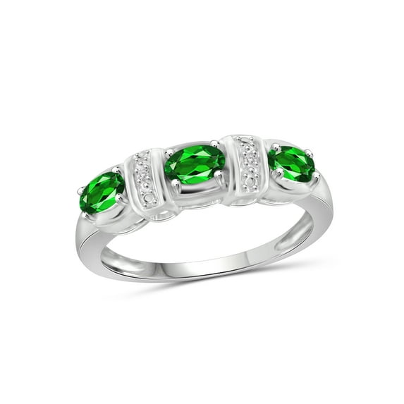 JewelersClub Chrome Diopside Ring Birthstone Jewelry – 0.70 Carat ...