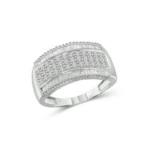 JewelersClub Stackable Diamond Rings for Women – 1/3 Carat White ...