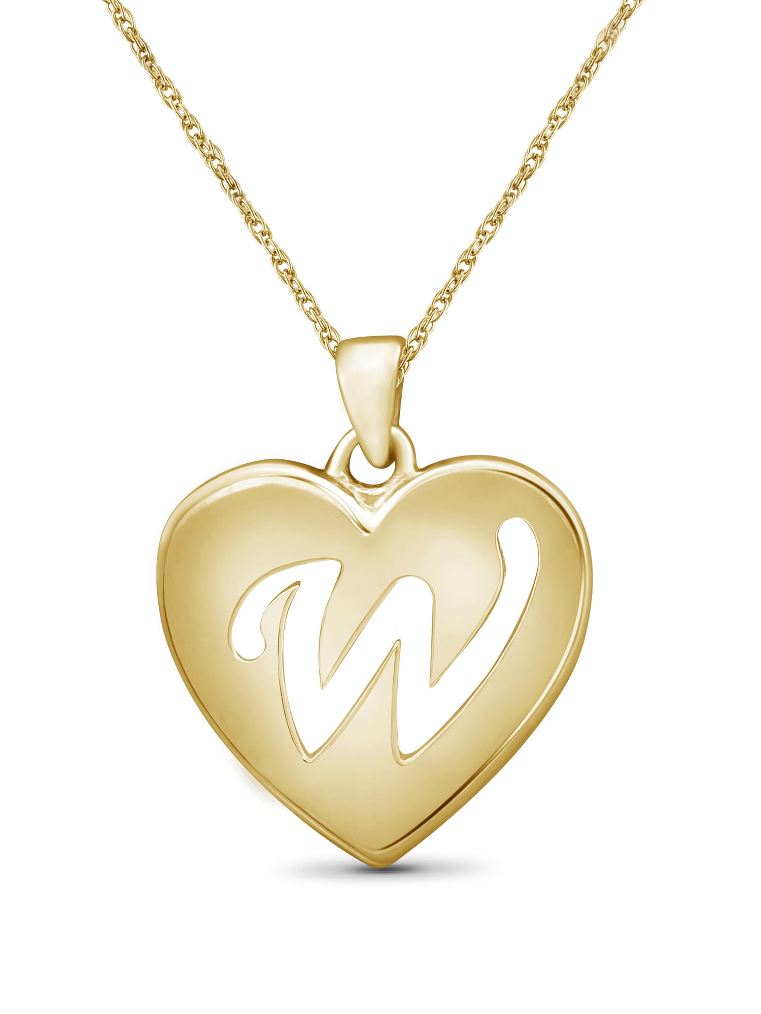 JewelersClub Initial Letter Pendant for Women|Customizable 14K Gold ...