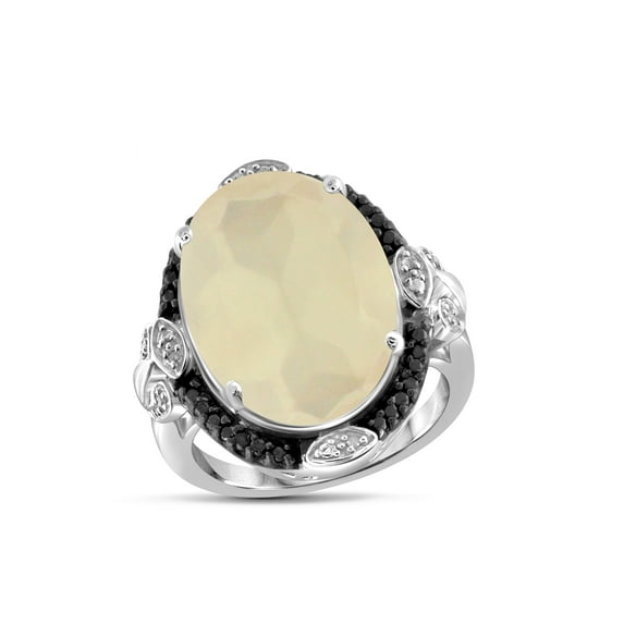 JewelersClub Moonstone Ring Birthstone Jewelry – 11.00 Carat Moonstone ...