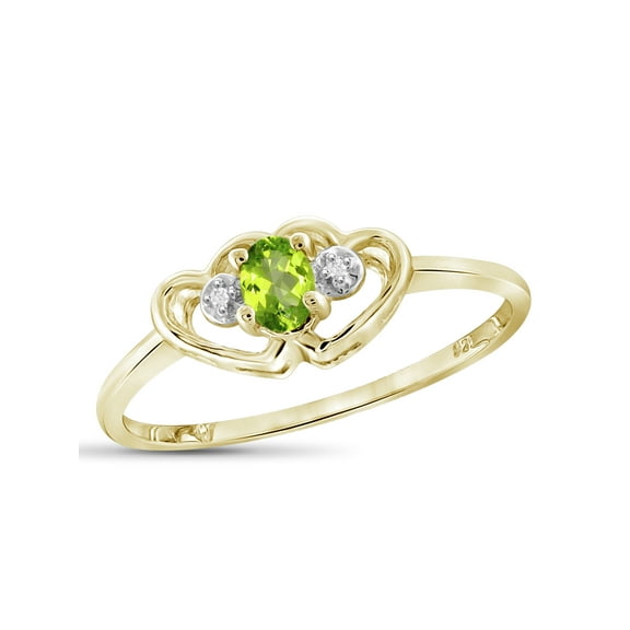JewelersClub Citrine Ring – Stunning 14K Gold Over Silver Ring with 1. ...