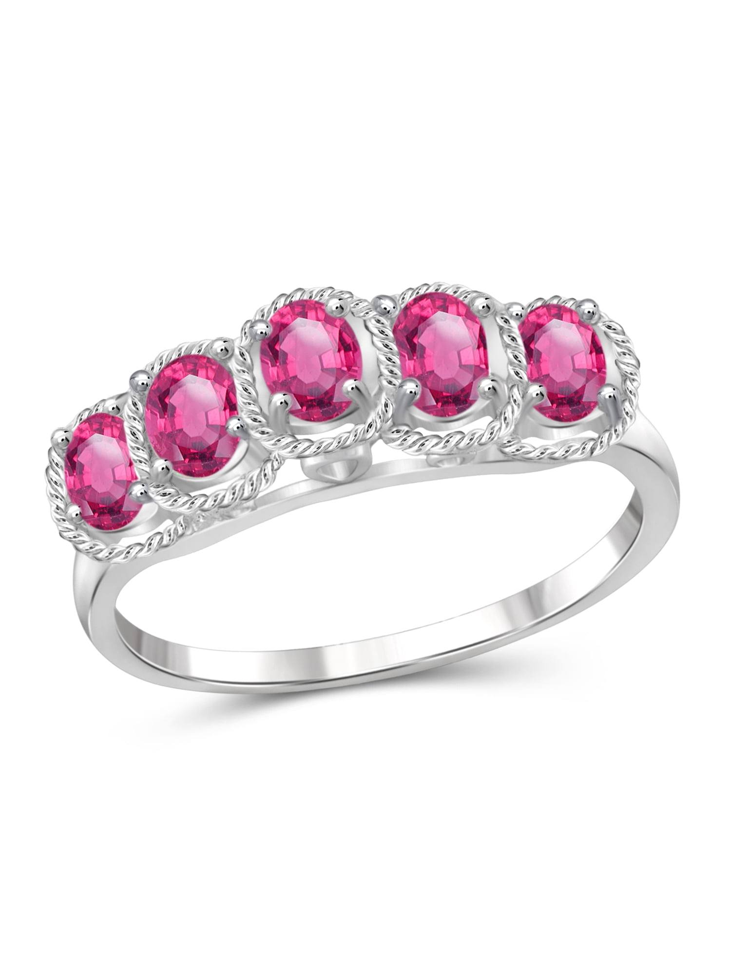 JewelersClub Pink Topaz Ring Birthstone Jewelry – 0.80 Carat Pink Topaz ...