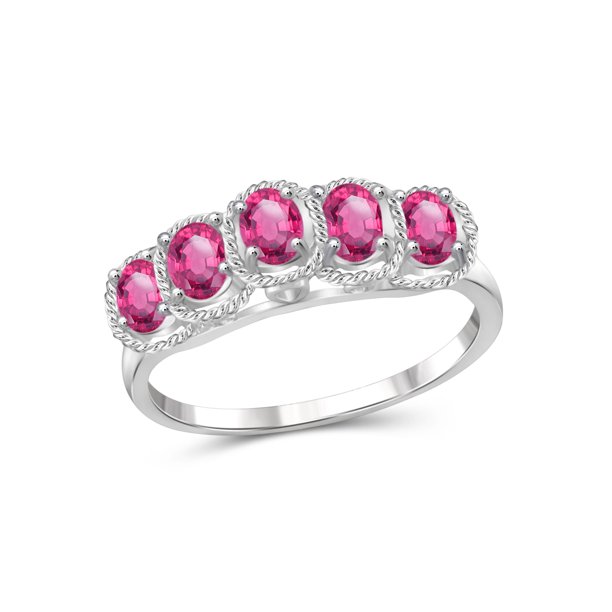 JewelersClub Pink Topaz Ring Birthstone Jewelry – 0.80 Carat Pink Topaz ...