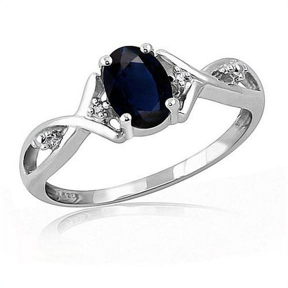 JewelersClub Sapphire Ring Birthstone Jewelry – 0.65 Carat Sapphire 0. ...