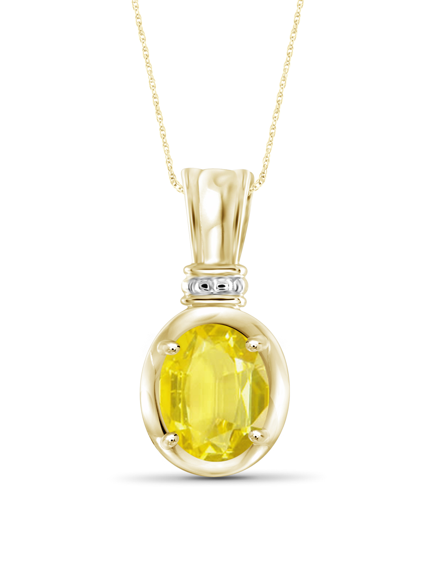 JewelersClub Silver Chain Necklace for Women – 14K Gold Plated Silver ...