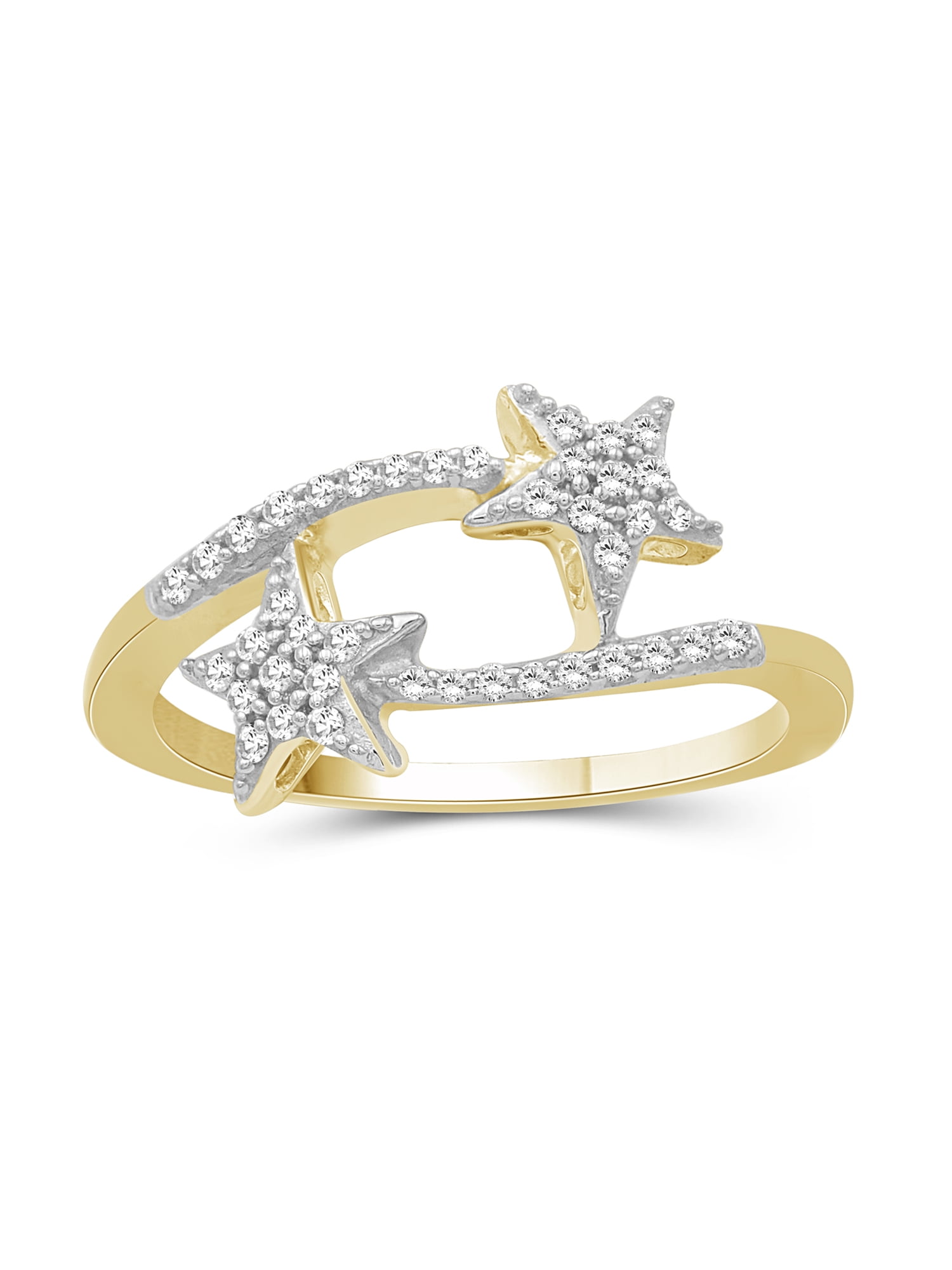 JewelersClub Stackable Diamond Rings for Women – 1/4 Carat White ...