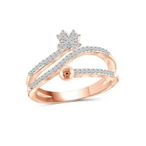 JewelersClub Stackable Diamond Rings for Women – 1/3 Carat White ...