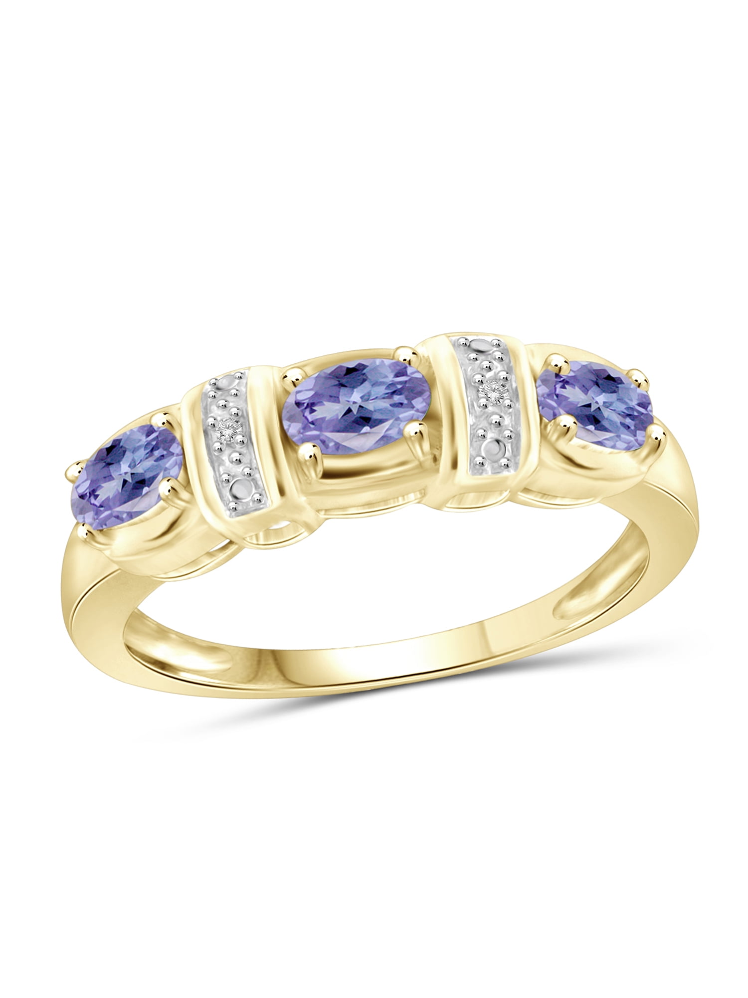 JewelersClub Tanzanite Ring Birthstone Jewelry – 0.70 Carat Tanzanite ...