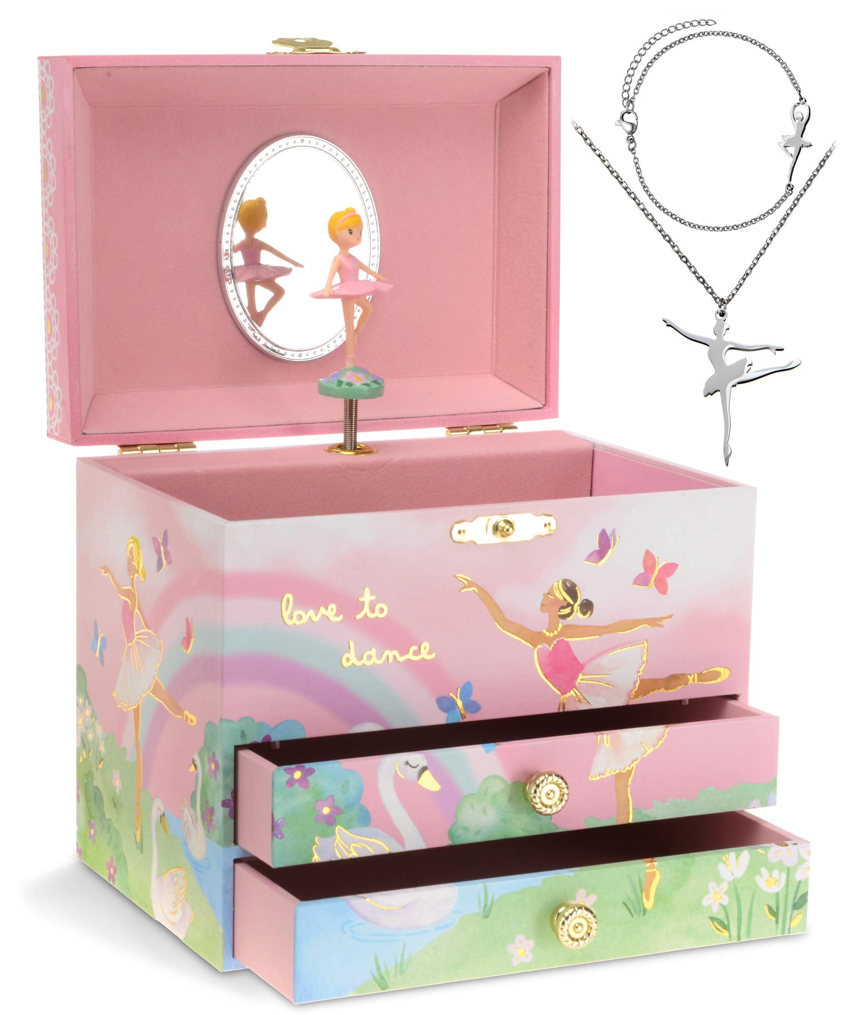 Jewelkeeper Musical Ballerina Jewelry Box Set - Perfect Gift for Little ...