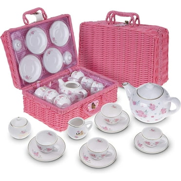 Kitchen Connection Tea Party Pretend Playset For Kids, 21-Piece ...