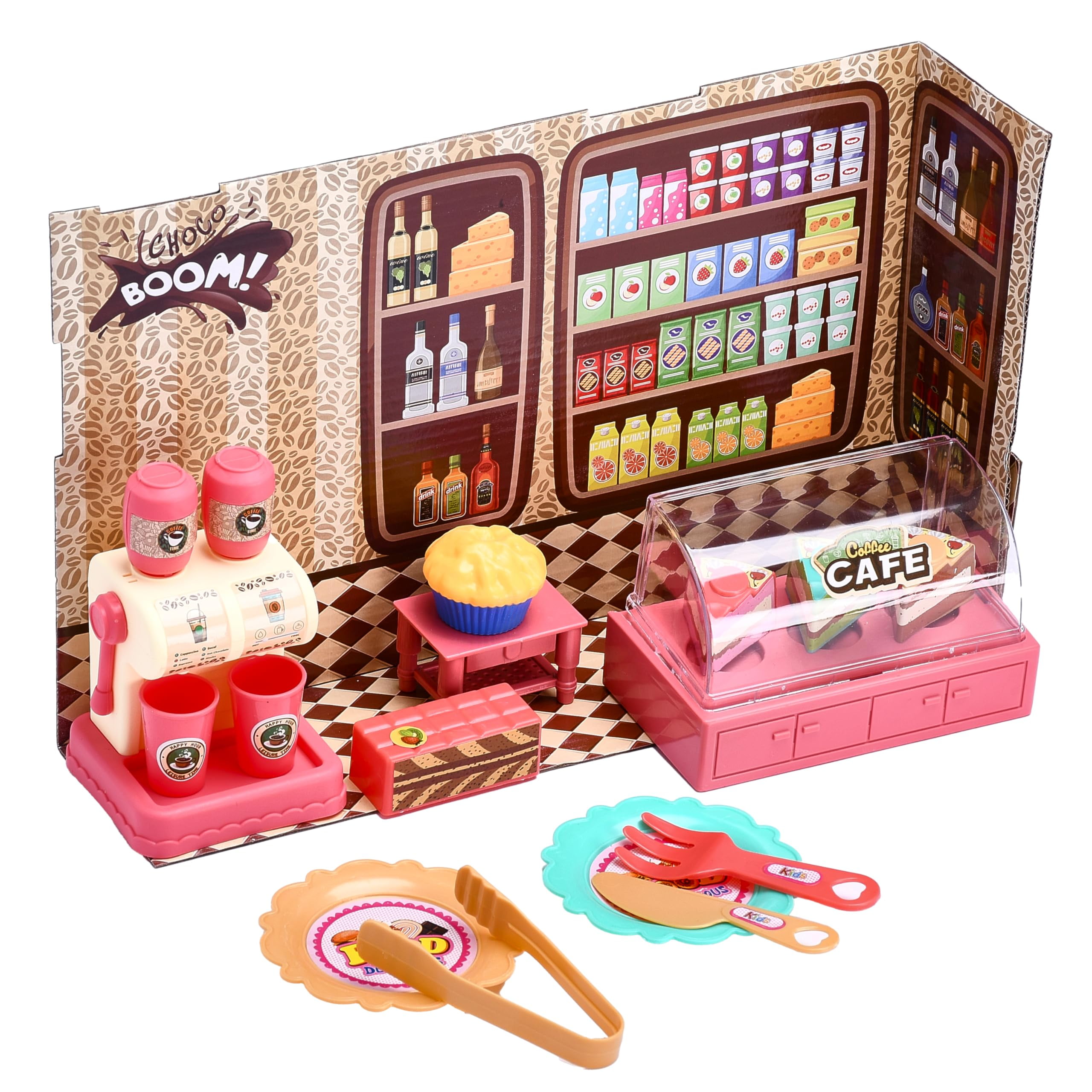 Jewelkeeper Toy Coffee Maker for Kids - Kitchen Playsets - Toy Espresso ...