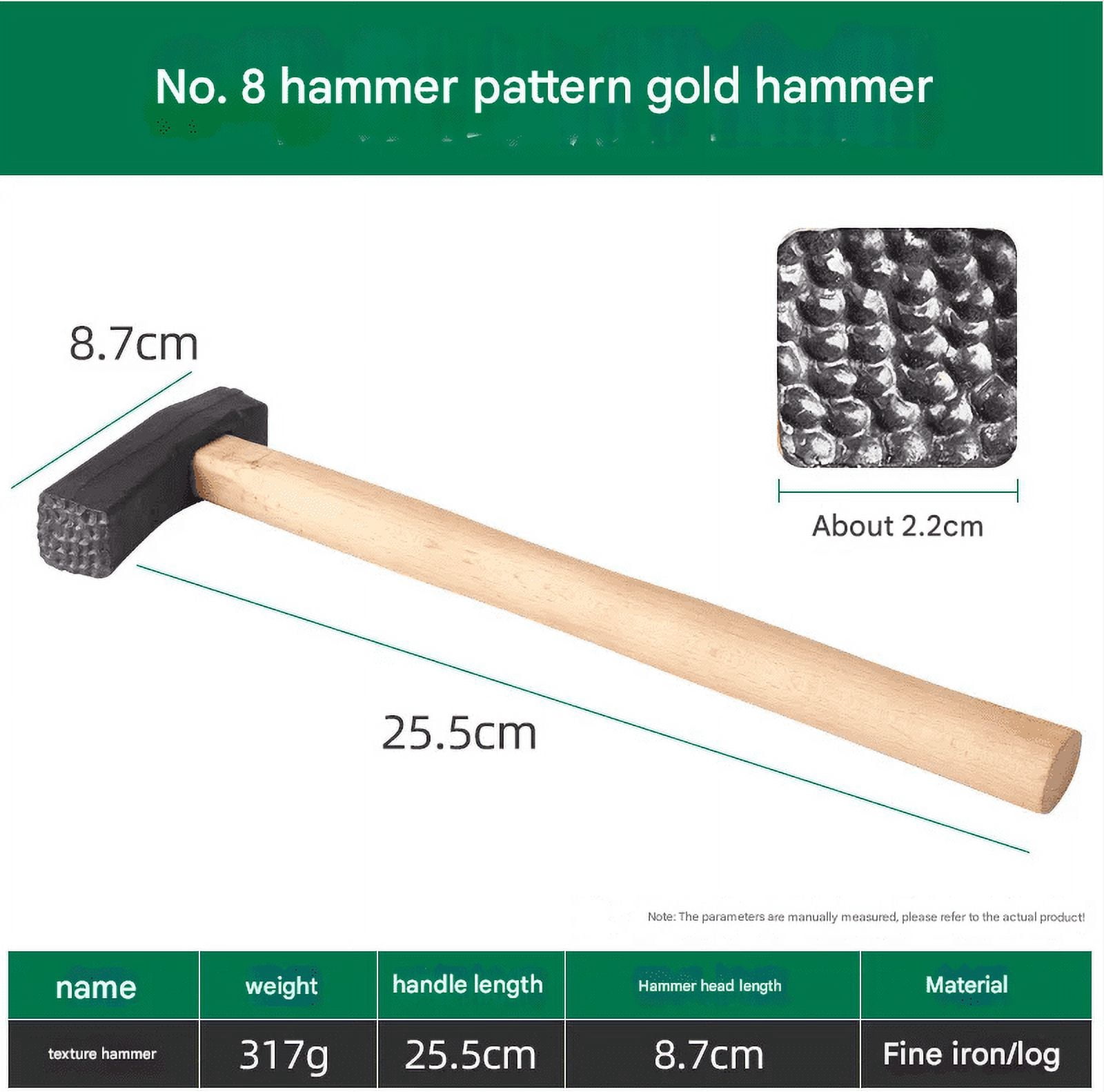 Jewellery tool pattern quadrangle hammer pit wave stripe hammer gold ...