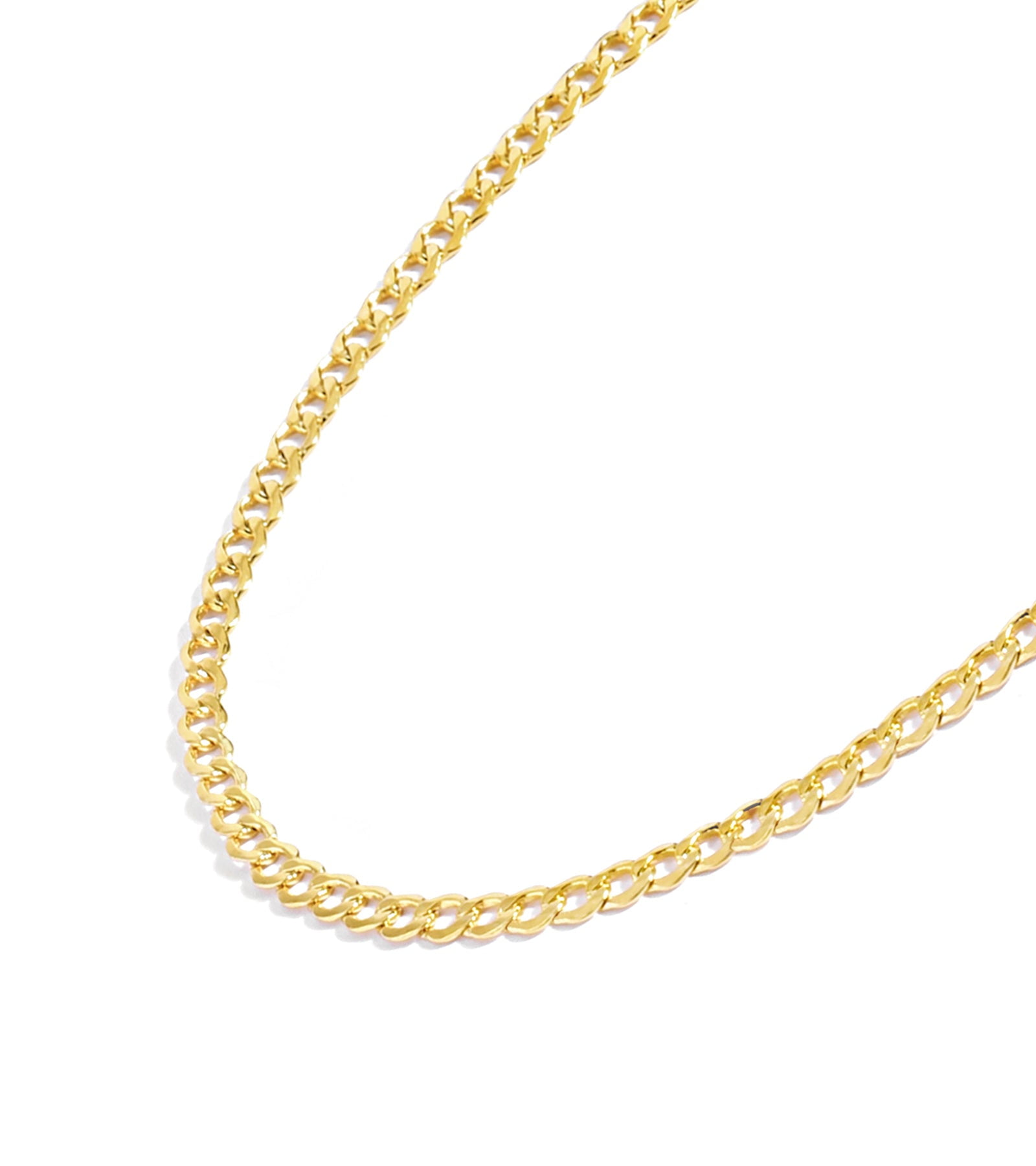 14K Yellow Gold Filled Miami Cuban Link Chain Necklaces, Various Sizes ...