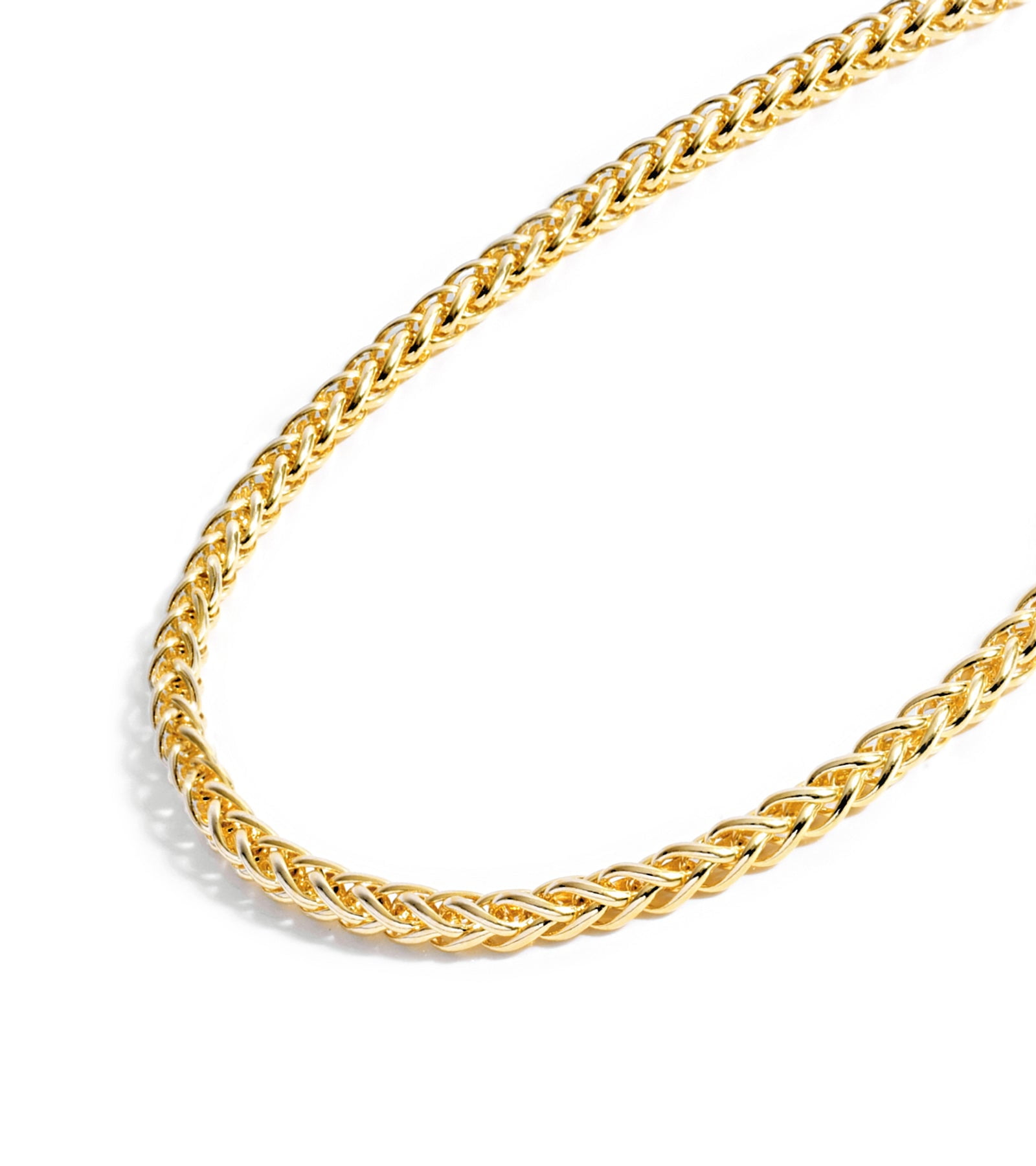 Atelier 14K Solid Yellow Gold Filled Chain Necklaces for Men & Women (2 ...
