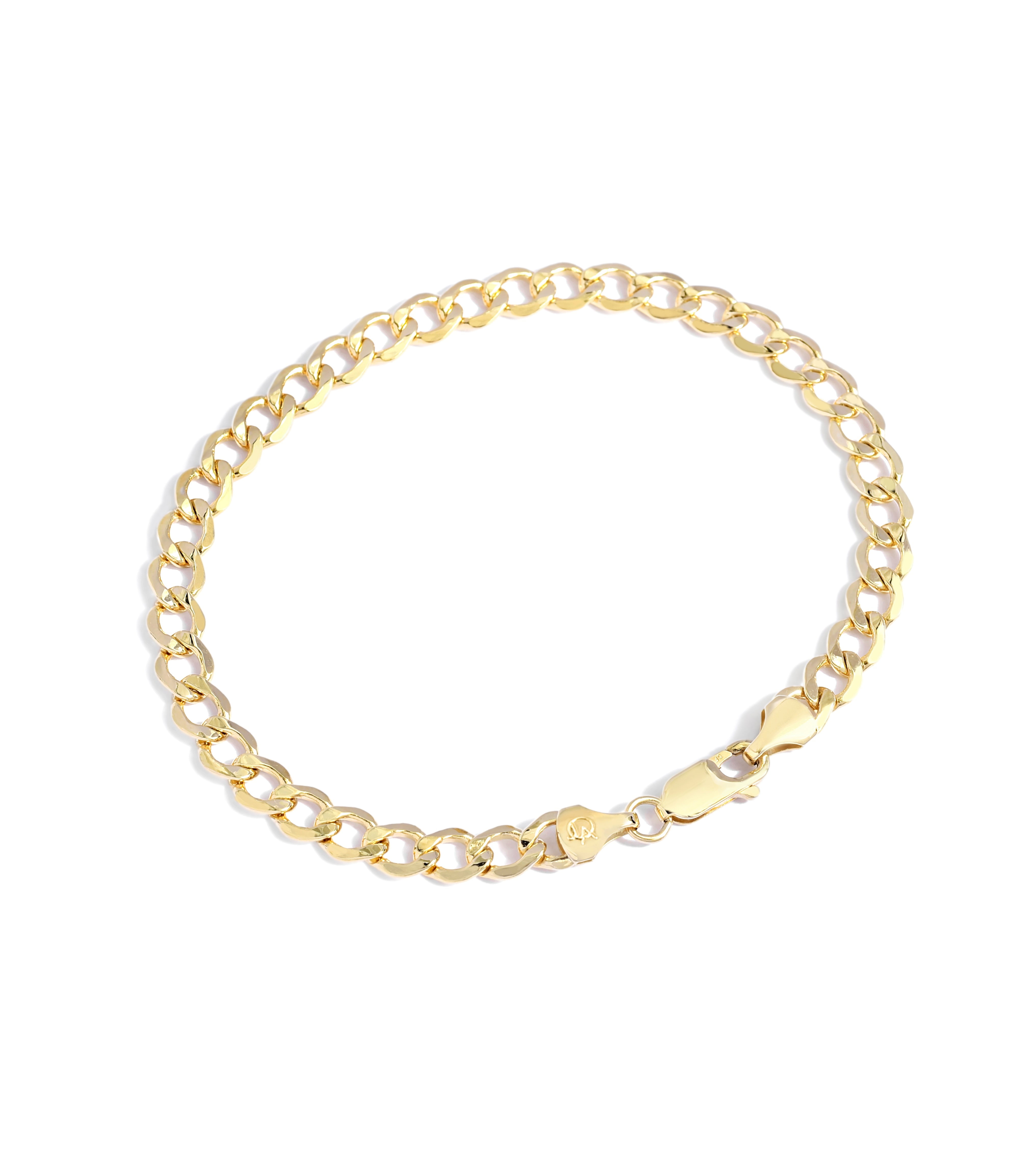 Jewelry Atelier 14K Solid Yellow Gold Filled Miami Cuban Curb Link ...
