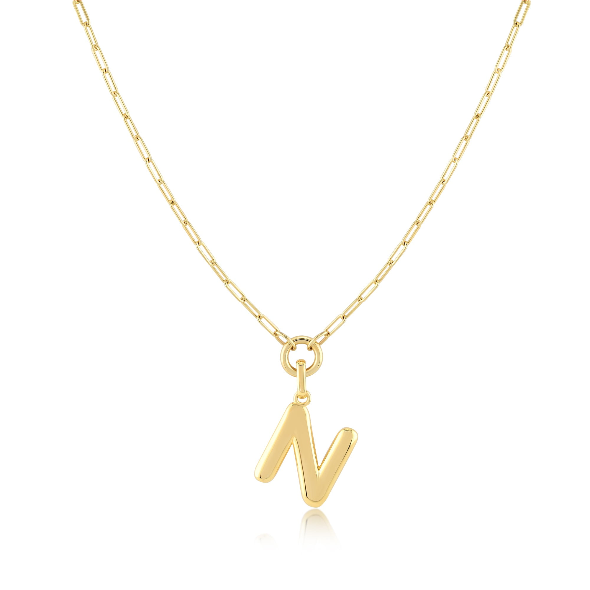 Jewelry Atelier Gold-Filled Initial Necklace for Women – Layered ...