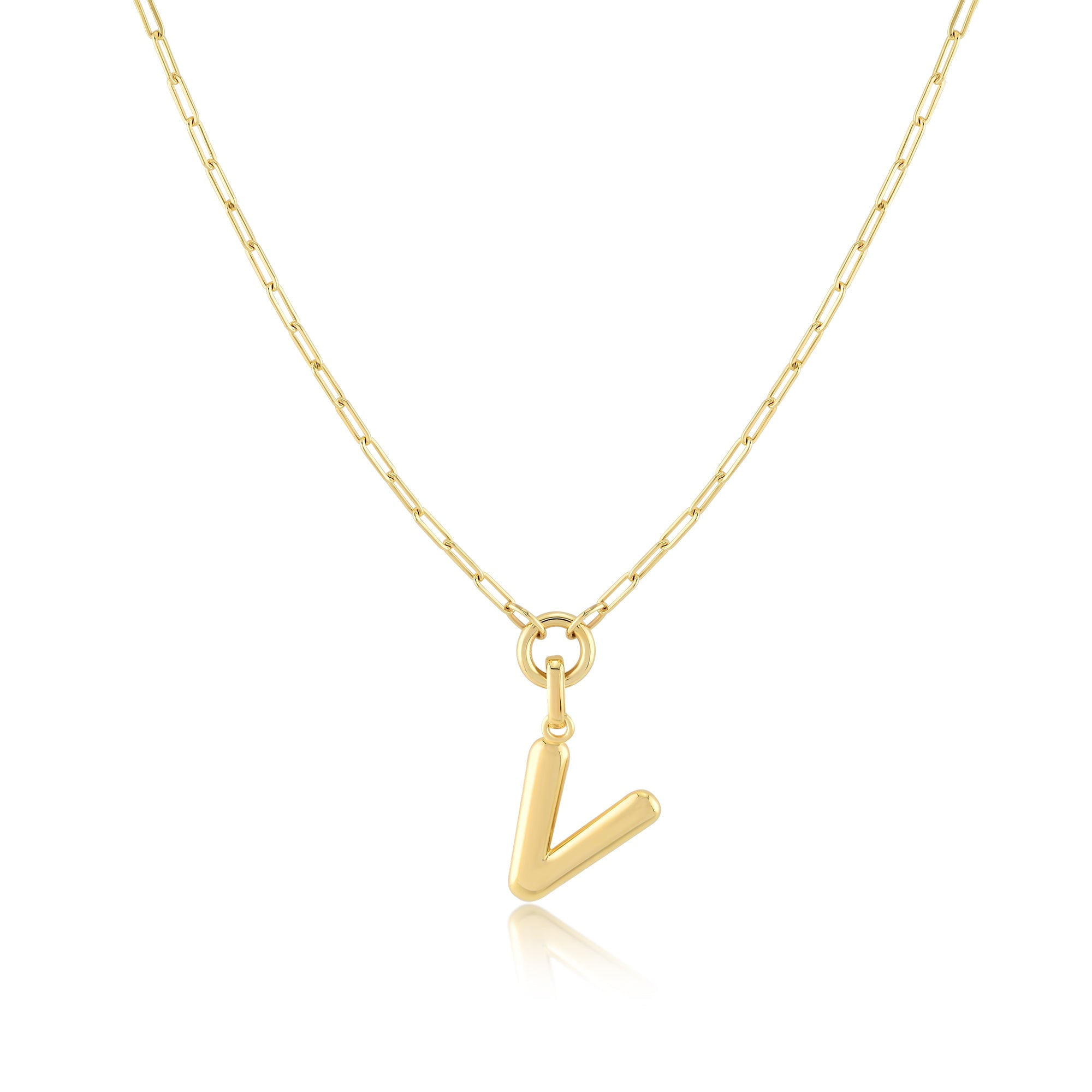 Jewelry Atelier Gold-Filled Initial Necklace for Women – Layered ...