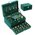 Jewelry Box Organizer for Women Girls (Green) - Walmart.com