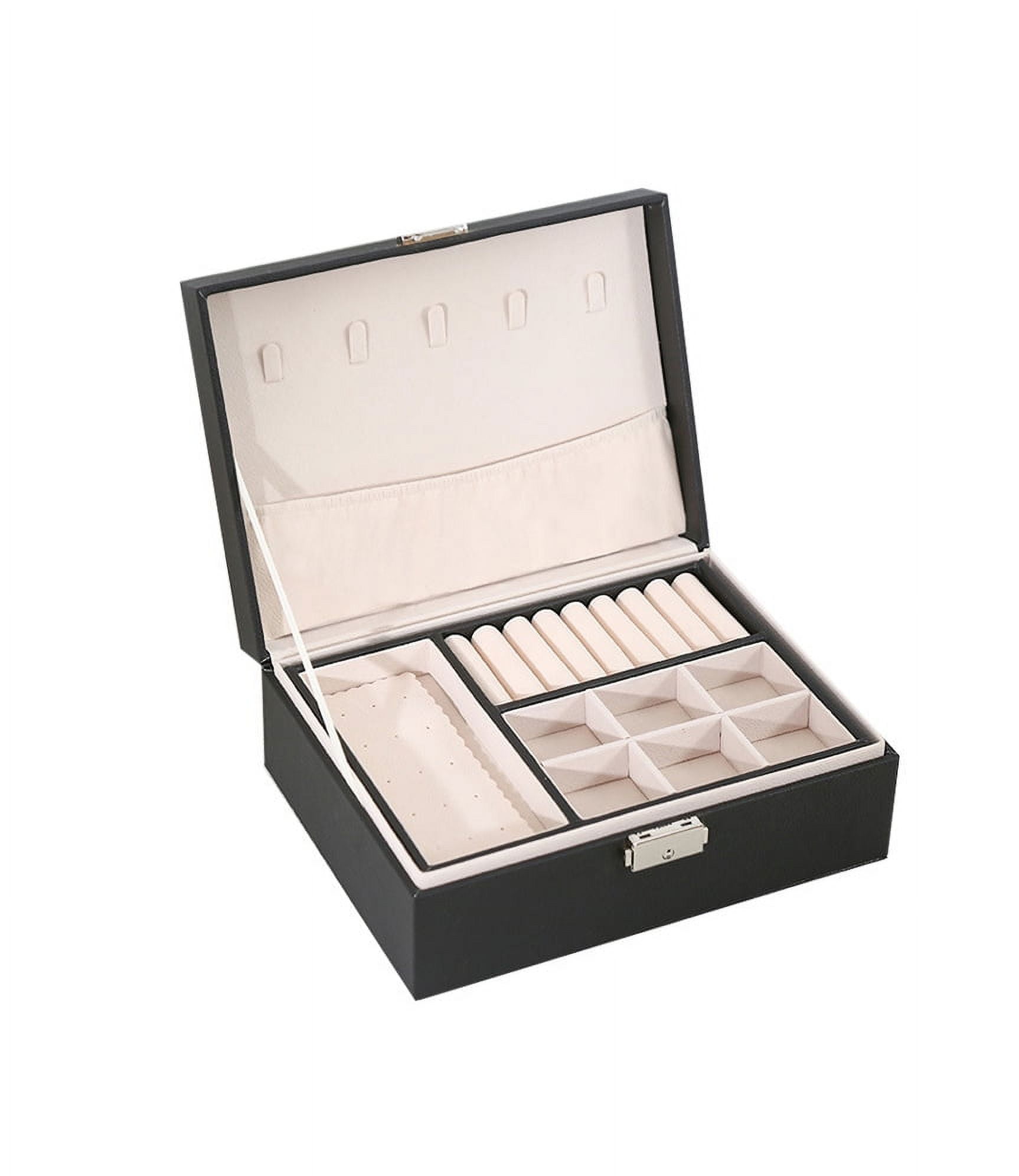 GoXteam Jewelry Box, Jewelry Organizer Container for Women Girls with ...