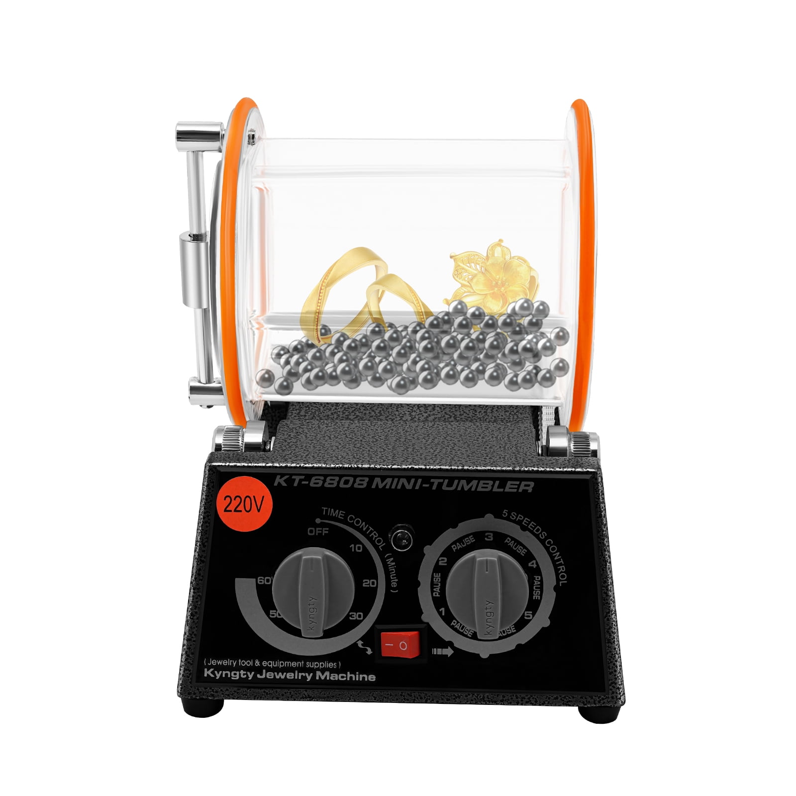 Jewelry Buffing Machine - 5-Speed Adjustable Polishing Tool with Pure ...