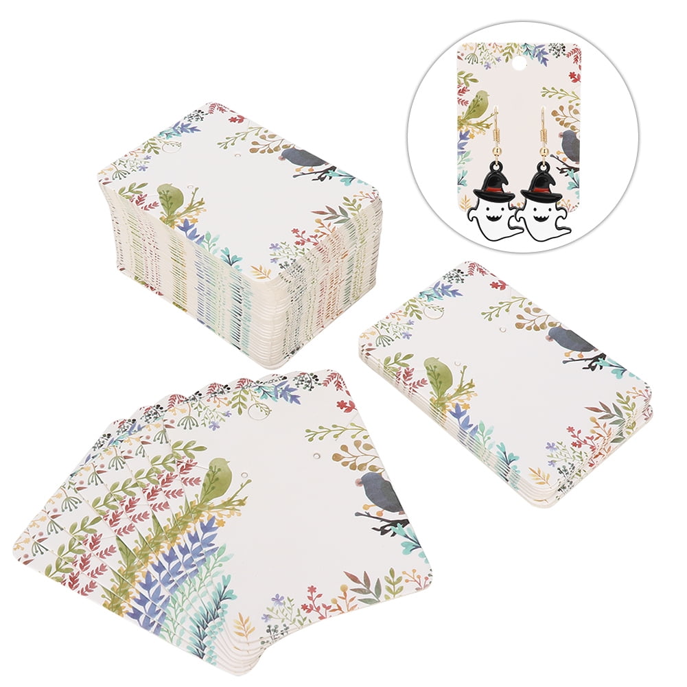 Jewelry Cards, Earring Cards Paper Compact For Necklace - Walmart.com