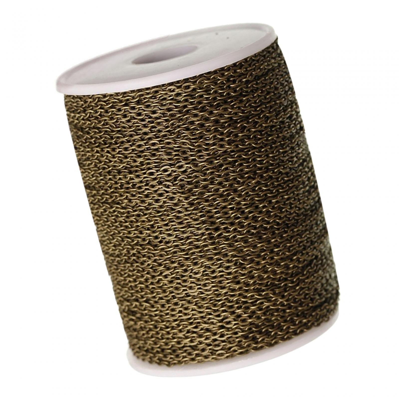 Jewelry Chains 5M DIY Craft Connectors Chain Spool for Making Anklet ...