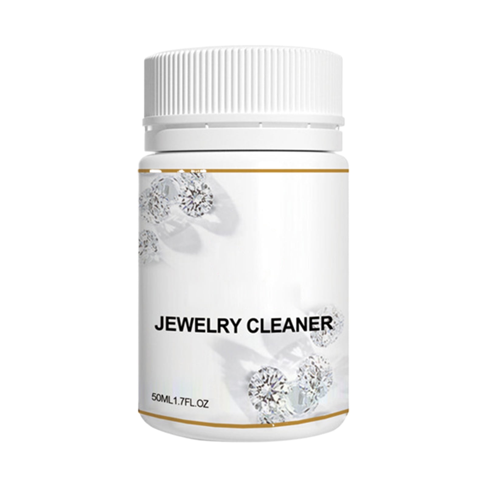 Jewelry Cleaner Liquid, 50ml Silver Gold Polish Solution, Professional ...