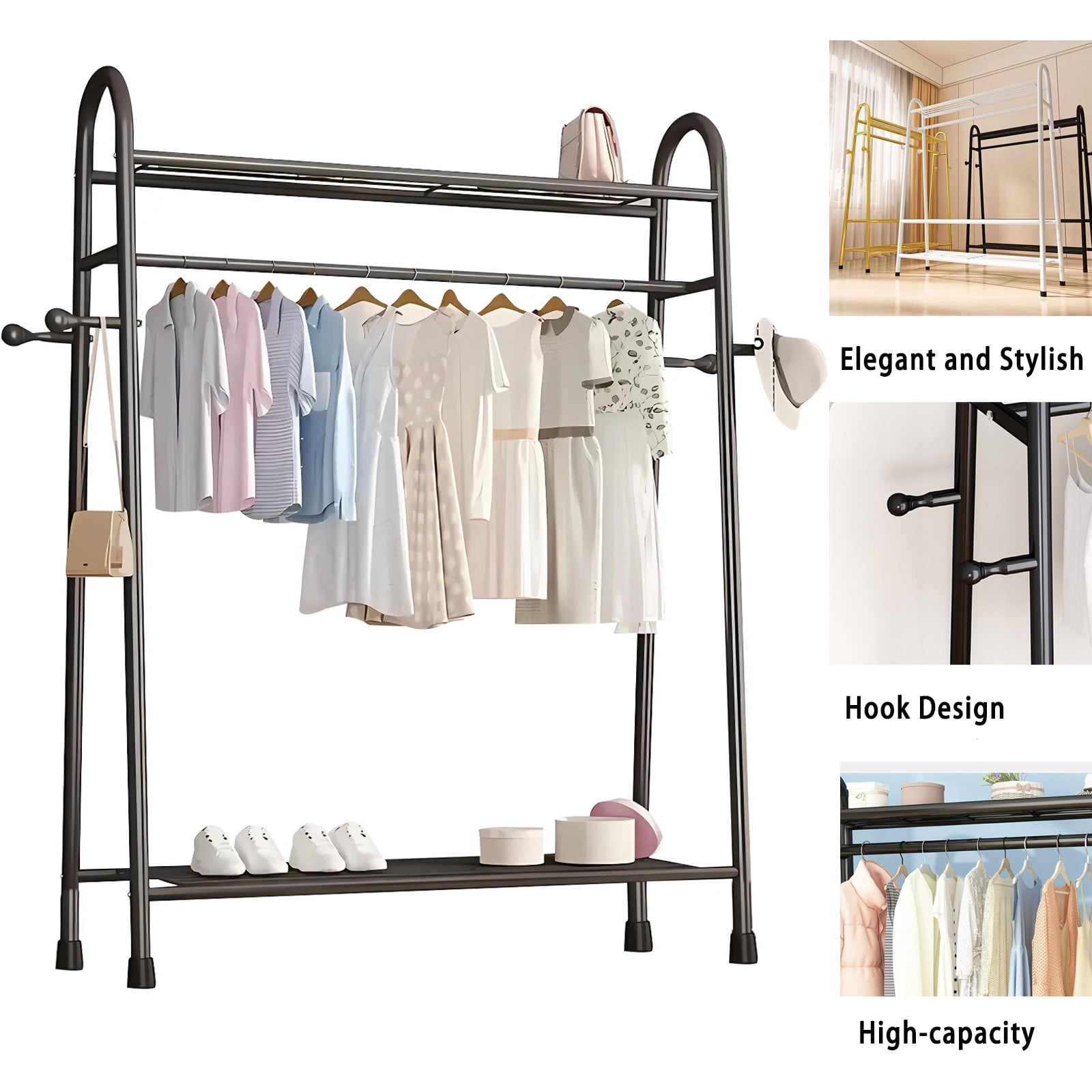 Jewelry Clothing Racks, Portable Garment Rack, Free Standing Clothes ...