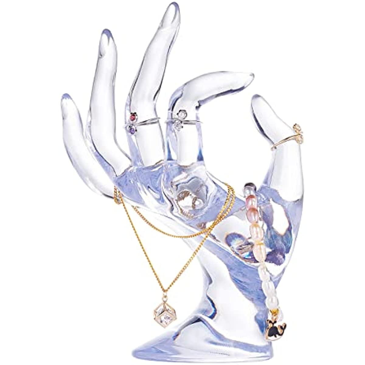 Jewelry Display Hand Holder OK Shape Hand Ring Holder Elegant Bracelet ...