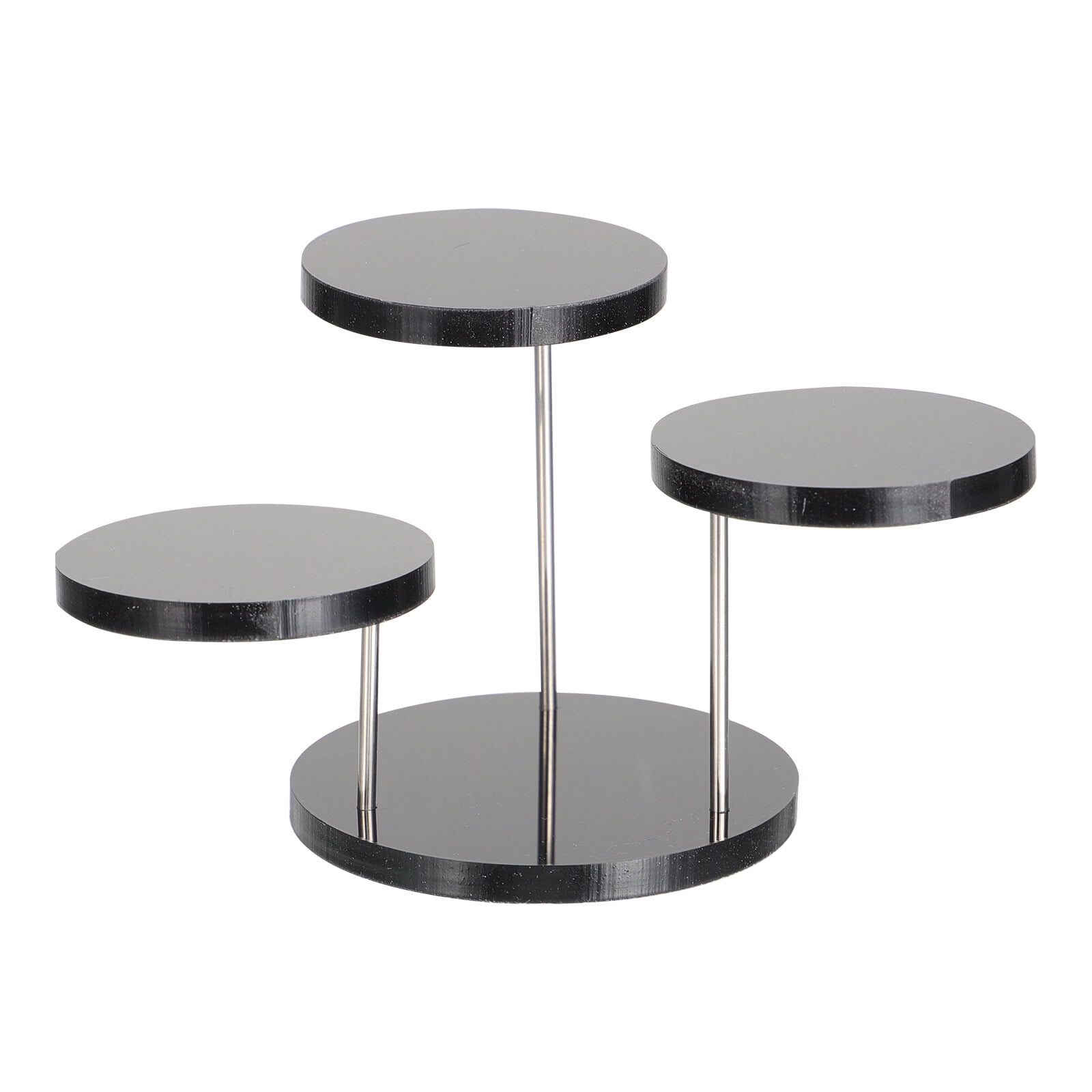 Jewelry Display Stand 3-Tier Storage Tower (Black) - Walmart.com