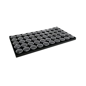 Novel Box Jewelry Gemstone Display Case, Cardboard Tray With 50 ...
