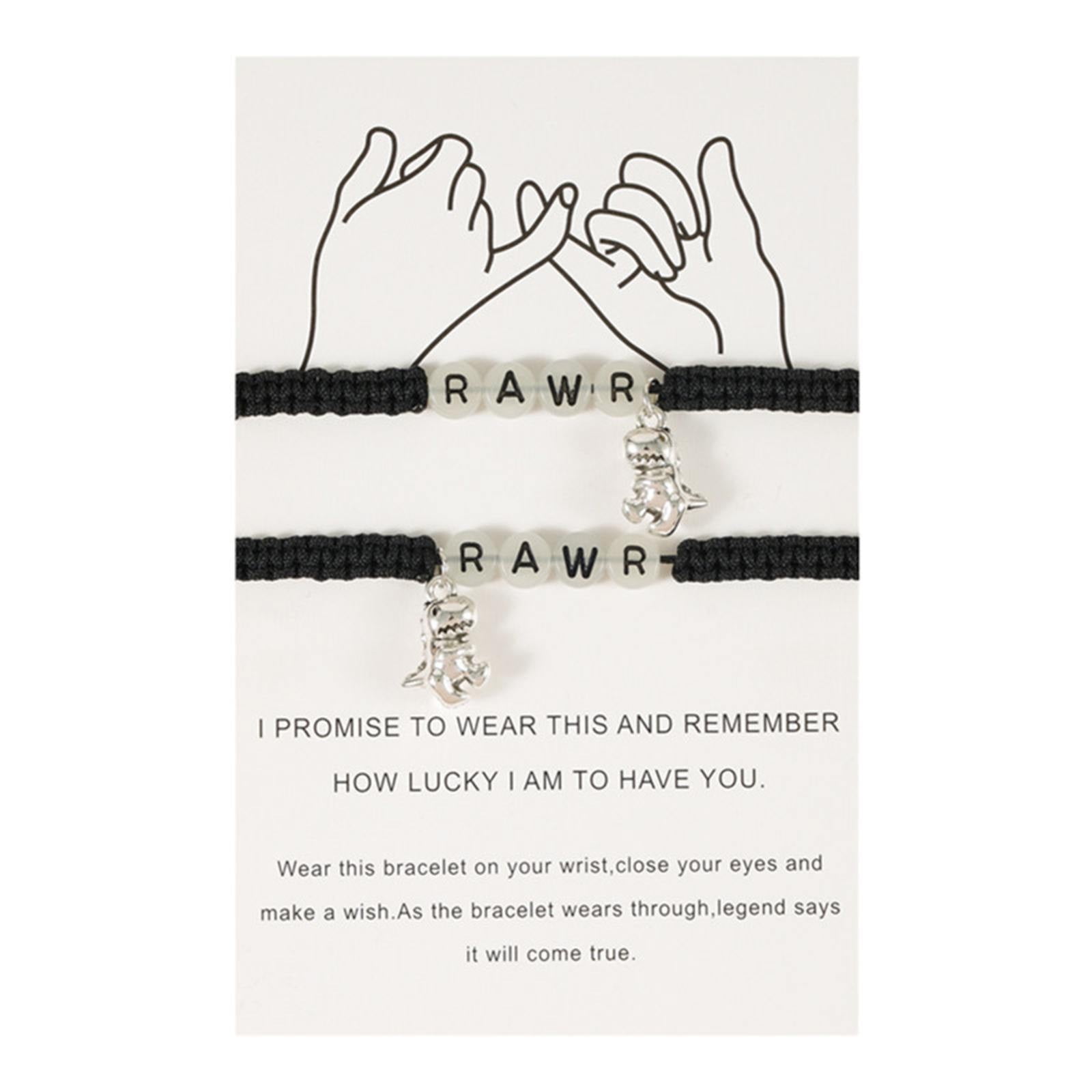 Jewelry Holder Luminous Love Lucky Bead Friendship Couple Draw Hook ...