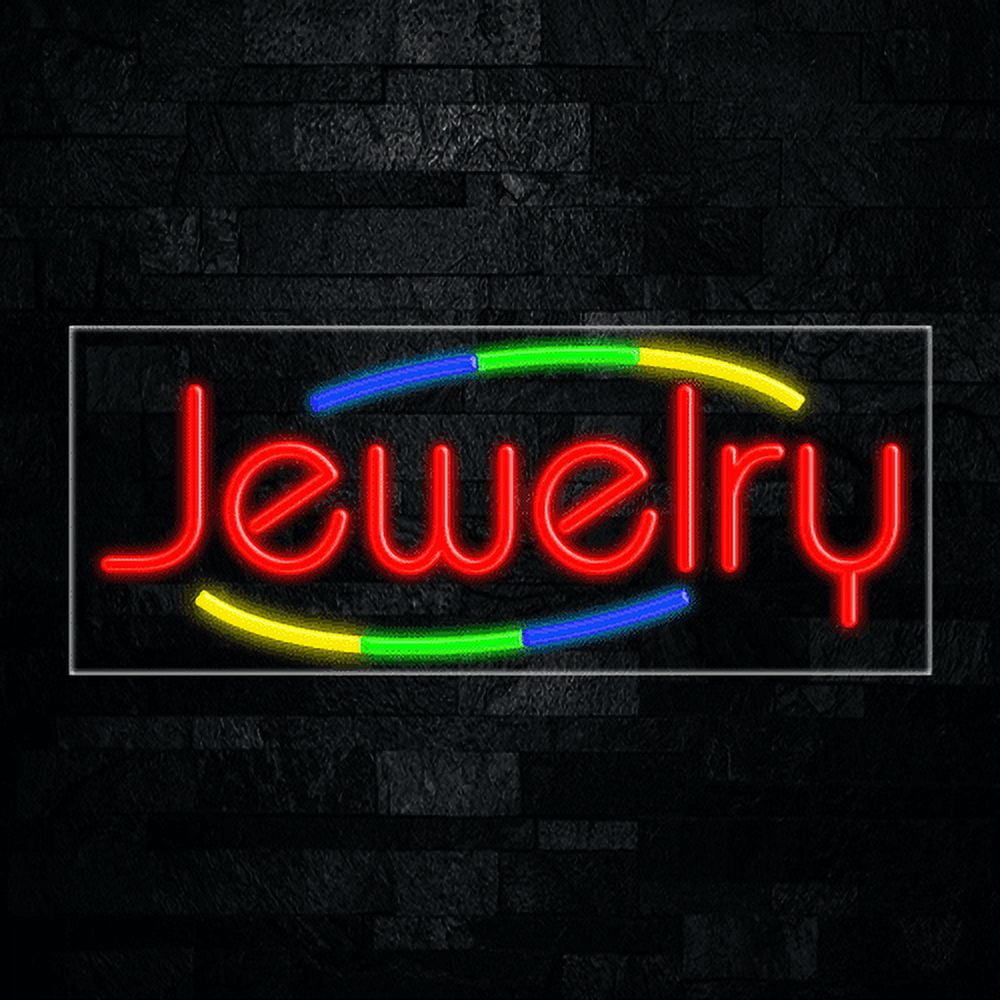 Jewelry-LED Neon Sign 30"L x 12"H #30817 - Walmart.com
