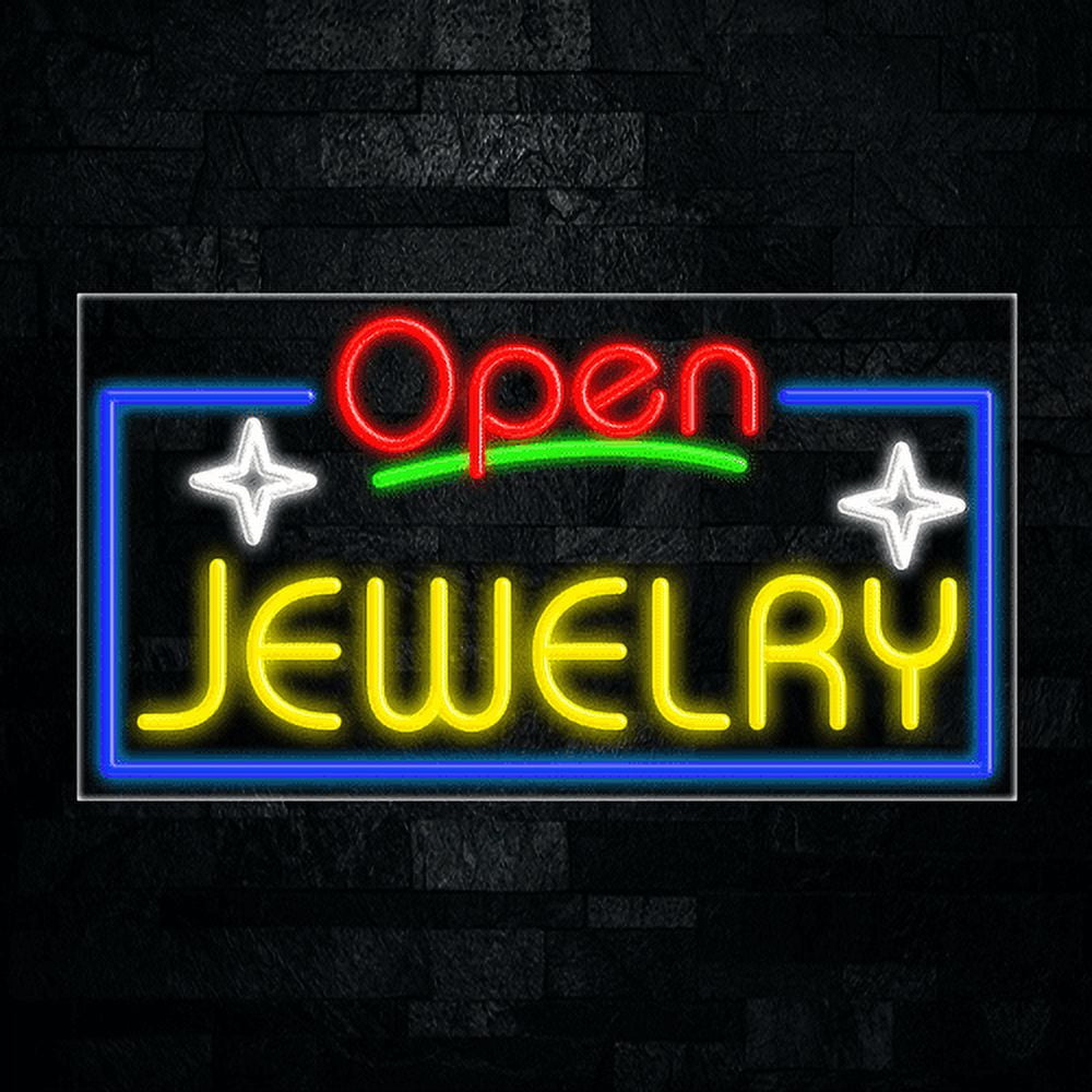 Jewelry LED Neon Sign 33"L x 18"H #35523 - Walmart.com
